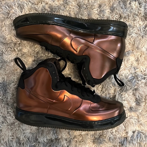 Nike | Shoes | Air Force S X Foam Posites Color Copper Black One Inner ...